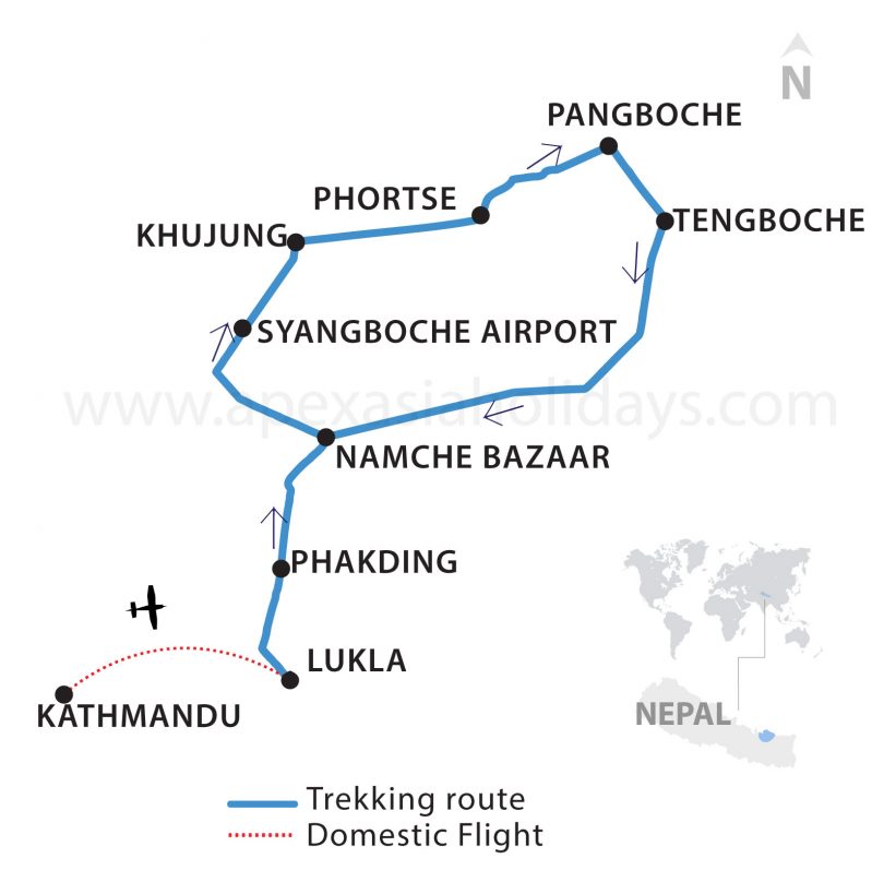 Sherpa Village Trek- Khumjung, Pangboche, Phortse | Apex Asia Holidays.