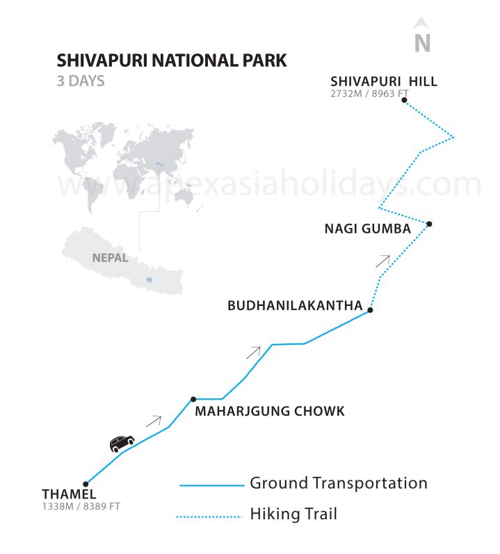 Shivapuri National Park Hike - A day hiking route in Kathmandu