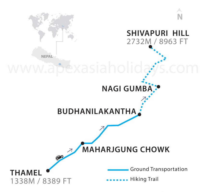 Shivapuri National Park Hike - A day hiking route in Kathmandu