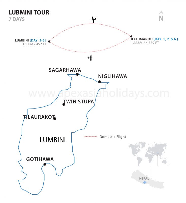 Lumbini Tour - sacred tour of Nepal | Apex Asia Holidays