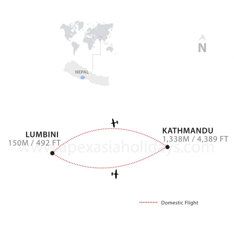 Lumbini Tour - sacred tour of Nepal | Apex Asia Holidays